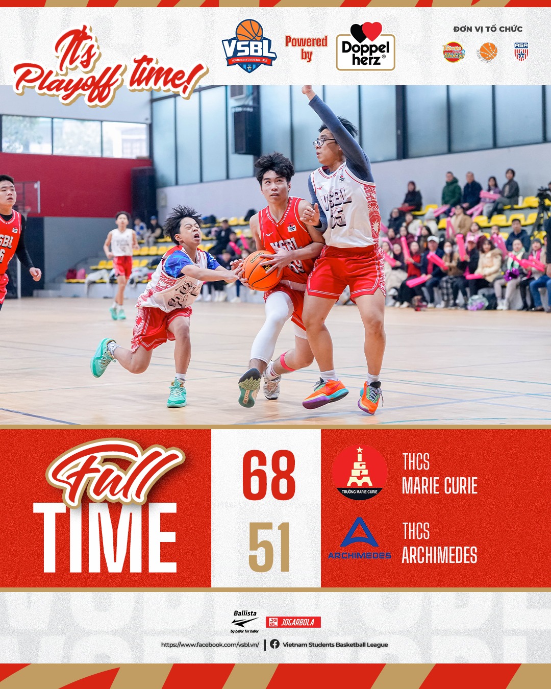 THCS Vinschool Times ngược dòng ngoạn mục, hẹn Marie Curie ở chung kết VSBL 2023-2024